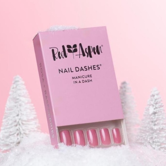 Red Aspen | Makeup | Rosa Raspberries Medium Square Nail Dashes By Red ...